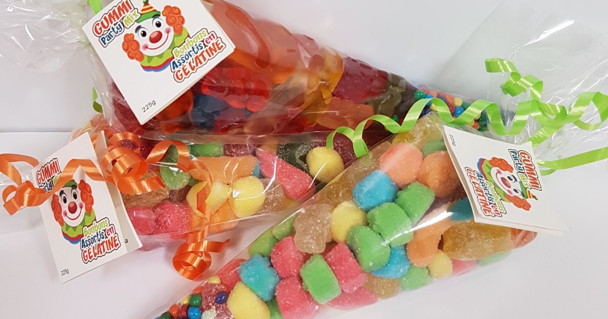 Bonbon Gummi Party mix 225 gr. Surette