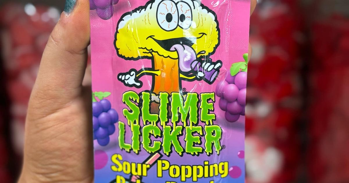 Slime licker sour popping boba pearls grape