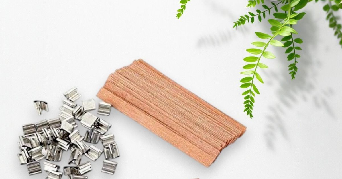 Mèches à chandelle en bois avec socles | Pure Arôme Laboratoire