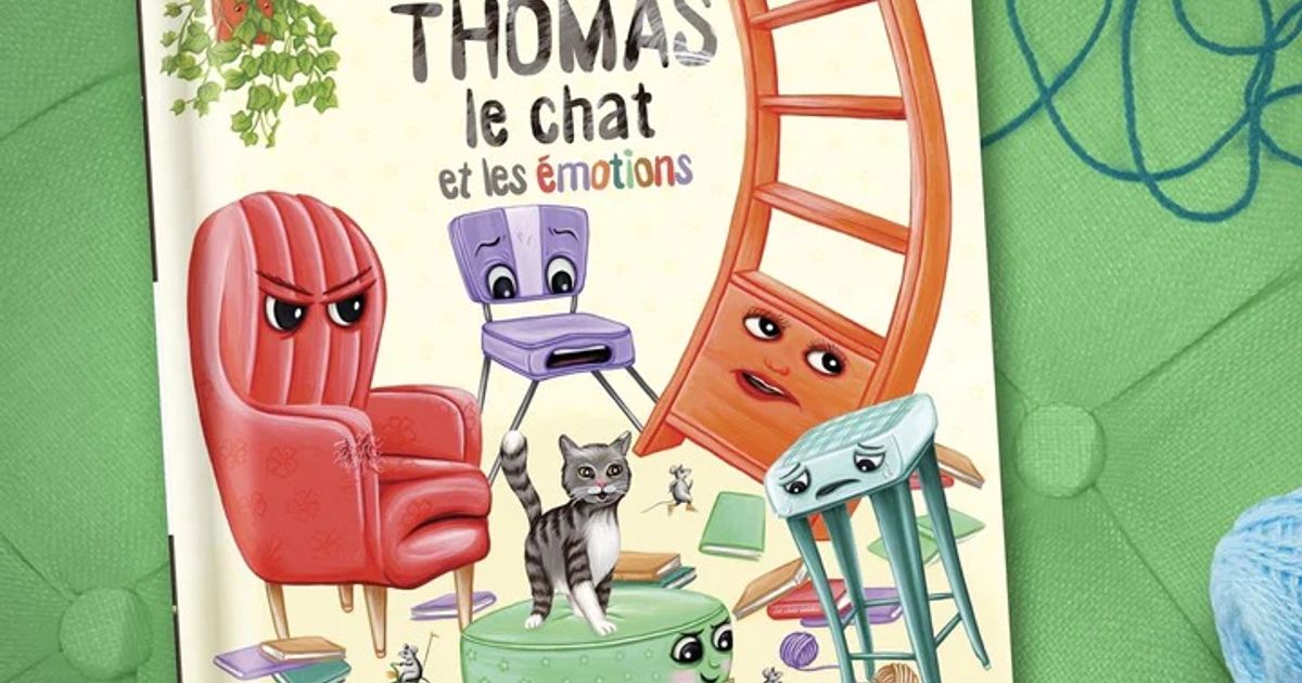 Thomas le chat et les émotions : livre par Amélie Legault
