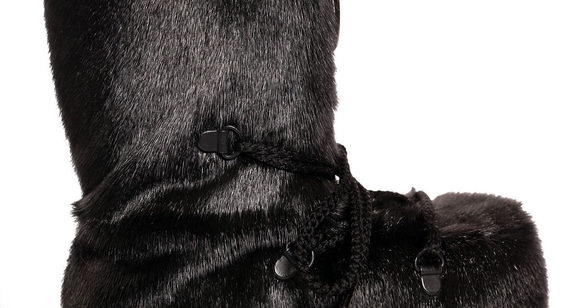 BOTTE enfant Bilodeau LOUP MARIN NOIR