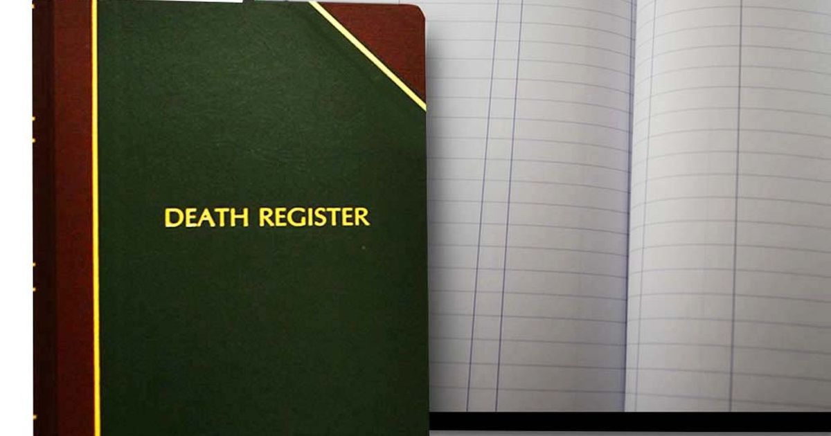 Registre des décès