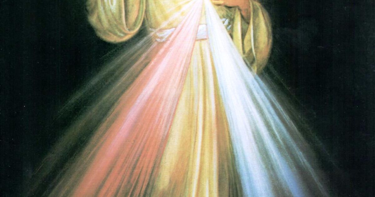 Large-sized Divine Mercy print