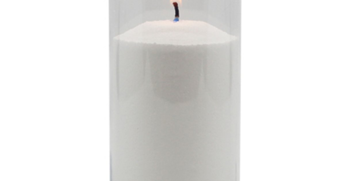 3-day votive candle in plastic