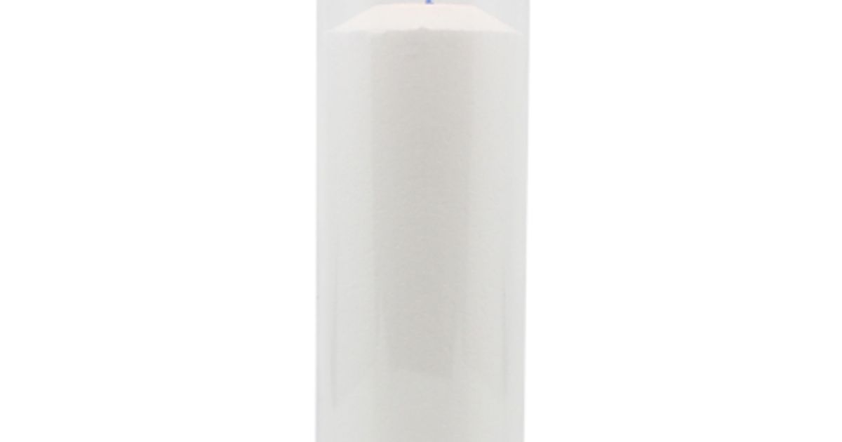 Plastic candle insert