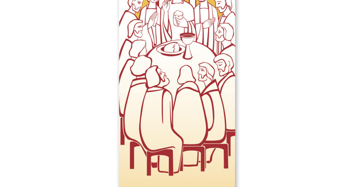 Last Supper banner
