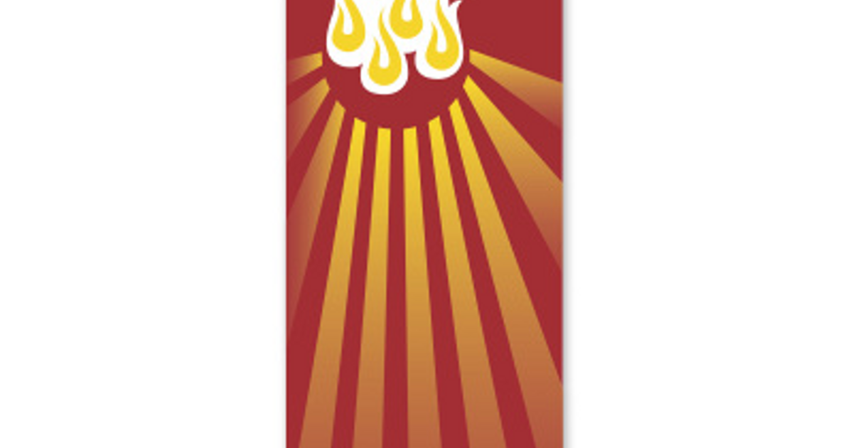 Large religious banners