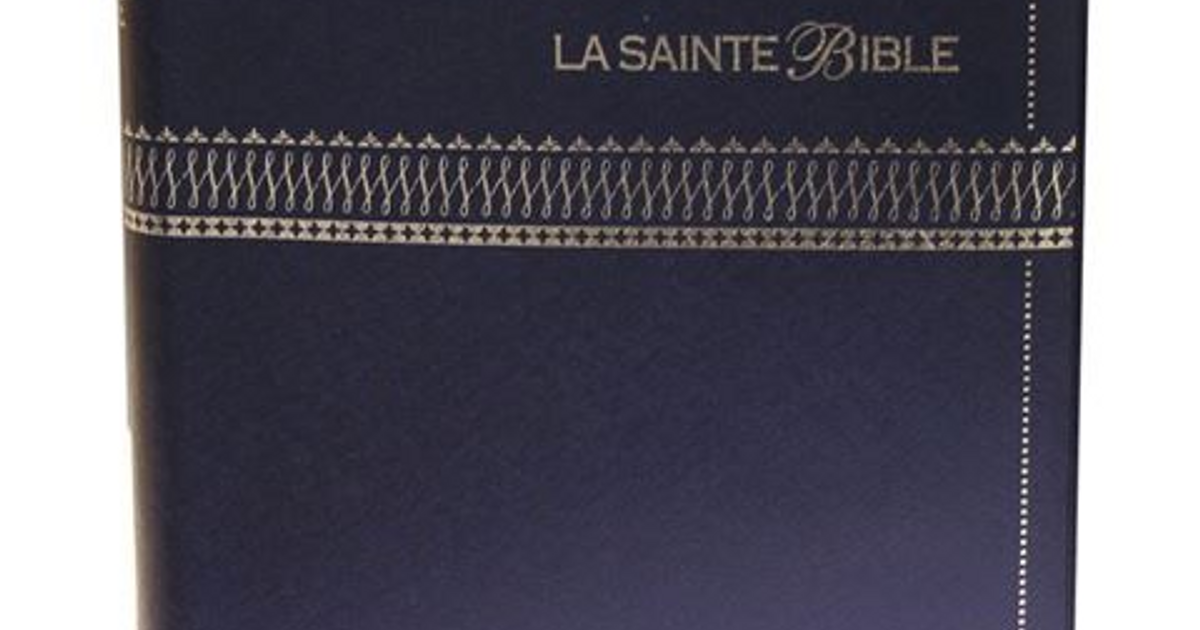 Protestant Bible in French