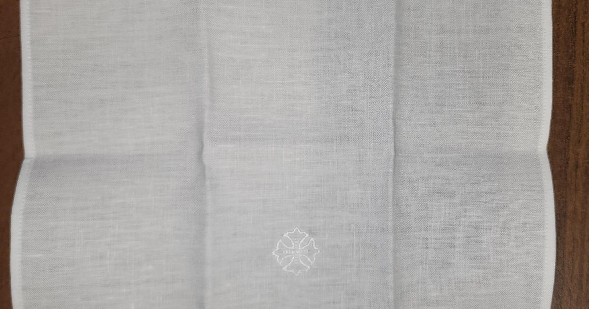 12" X 12" 100% Linen Purificator