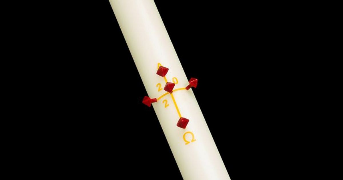 Plain Paschal Candle