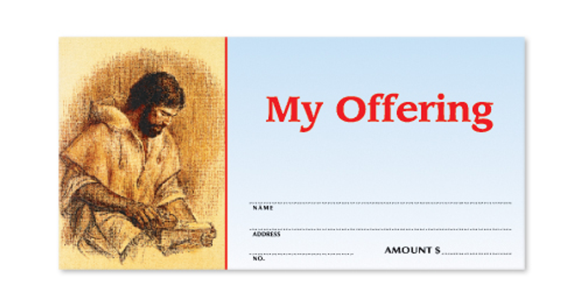 Church Offering Enveloppes
