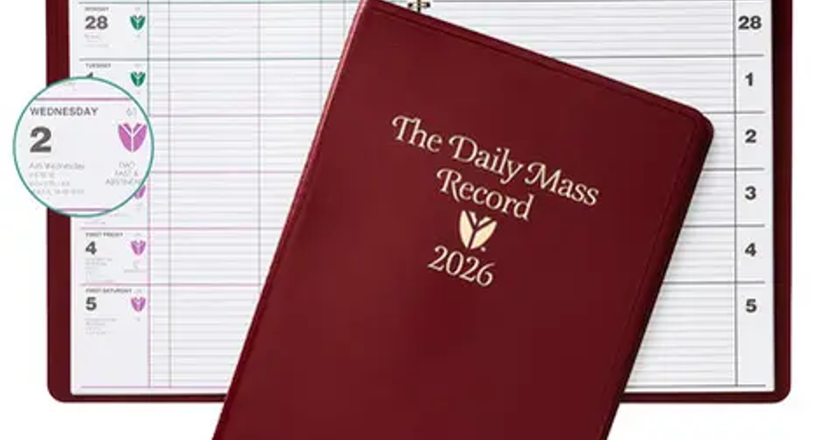 2026 Daily Mass Record Book