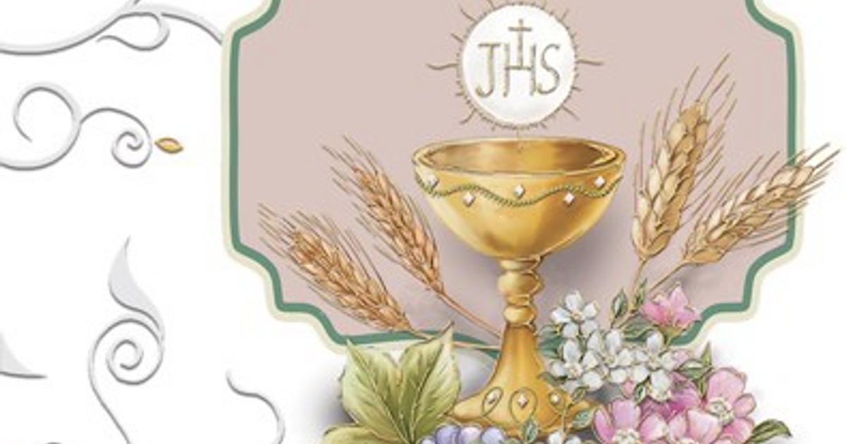 First Holy Communion greeting card