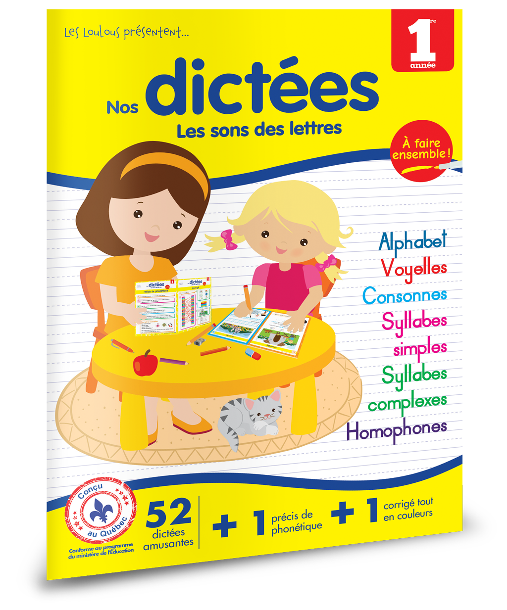 Nos dictées | Les sons des lettres | Mega Editions