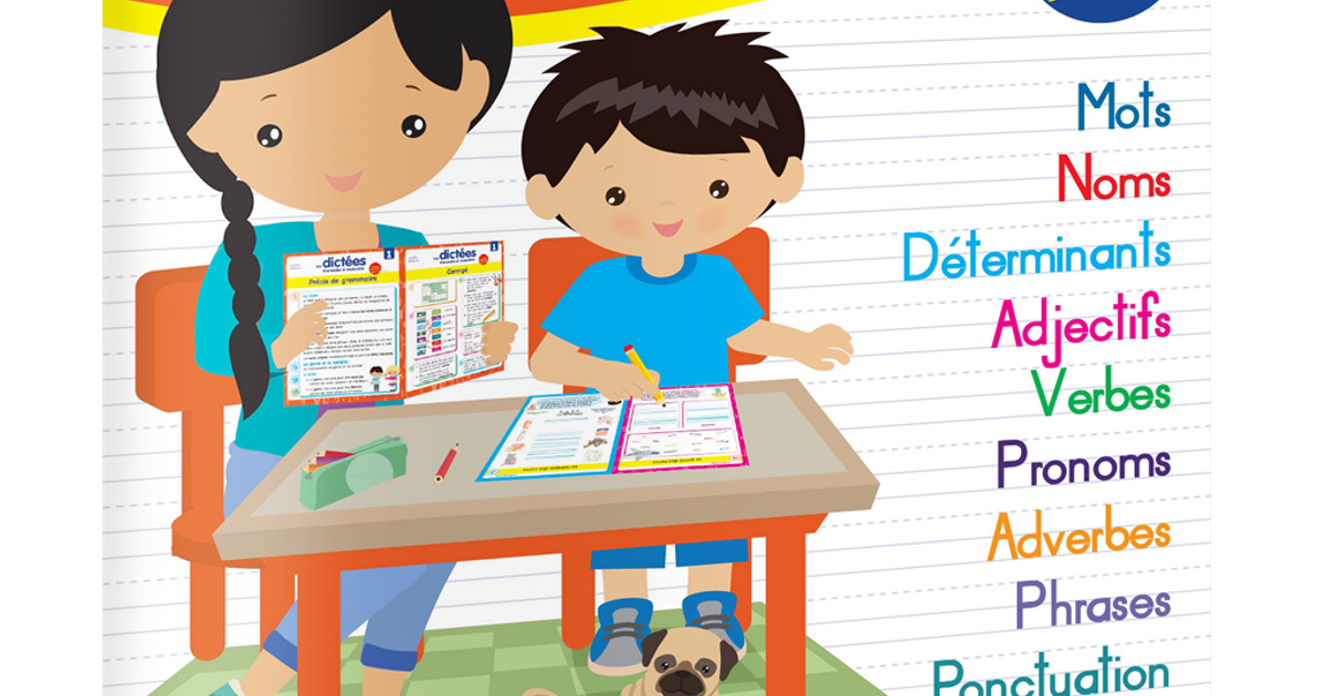 Nos dictees | Grammaire et vocabulaire | Mega Editions