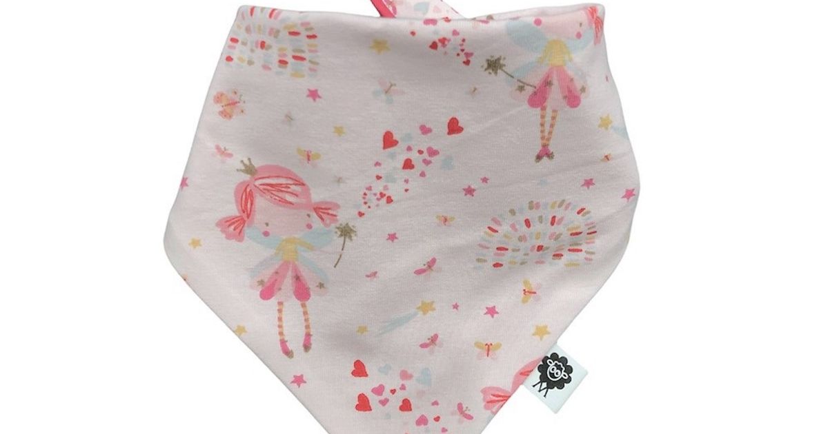 Bandana foulard Fées roses | Mouton noir