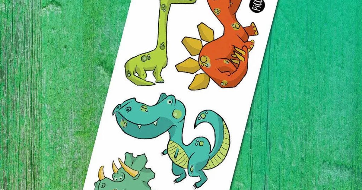 Tatouages temporaires Dinos | PICO | Le Mouton Noir