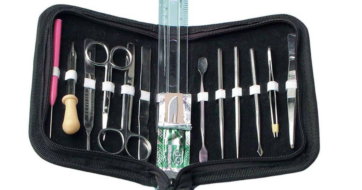 Instruments De Dissection,Trousse Deluxe De 14 Plateaux De Dissection