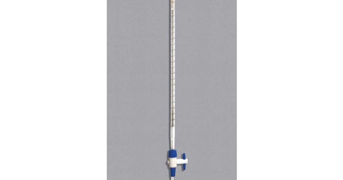 Burettes, class B, with removable PTFE valves