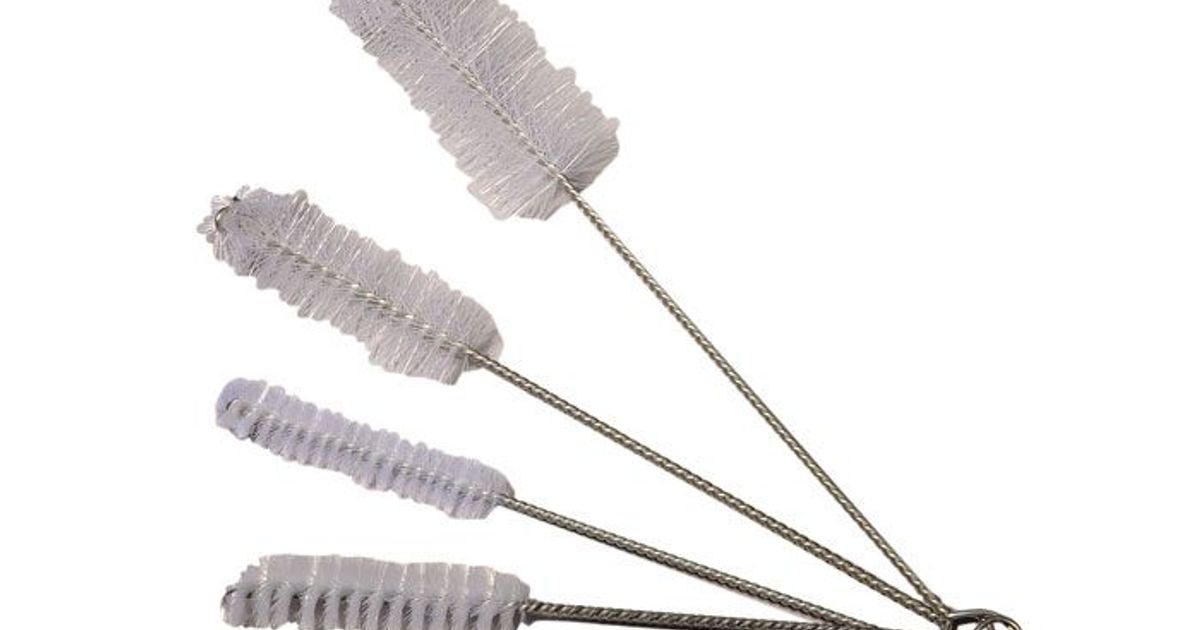 Test Tube Brushes, Nylon Bristles