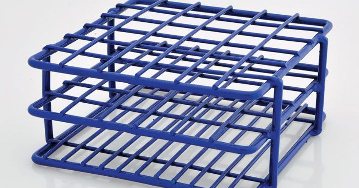 Epoxy-Coated Wire Test Tube Racks | Durable & Autoclavable