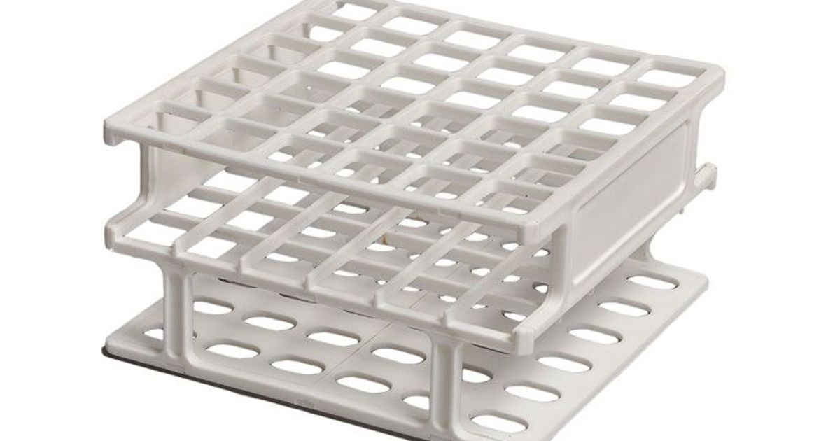 Supports pour tubes à essai, monobloc, PP