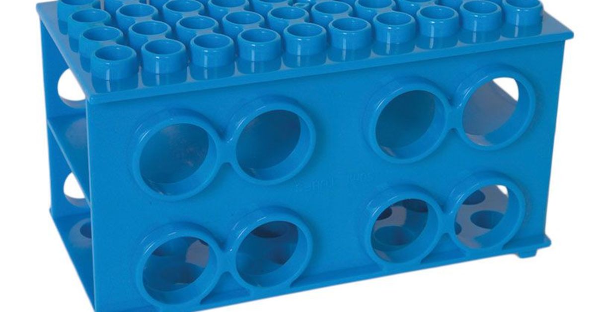 Test Tube Rack, Cube, PP