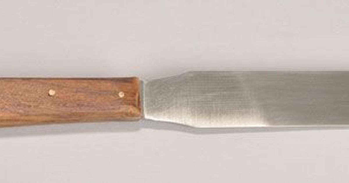 Spatulas, Stainless Steel with Wooden Handles