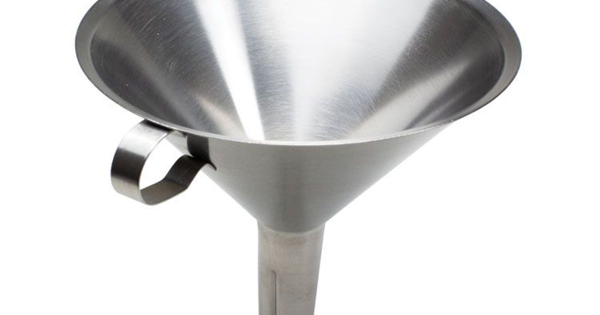 stainless steel funnels