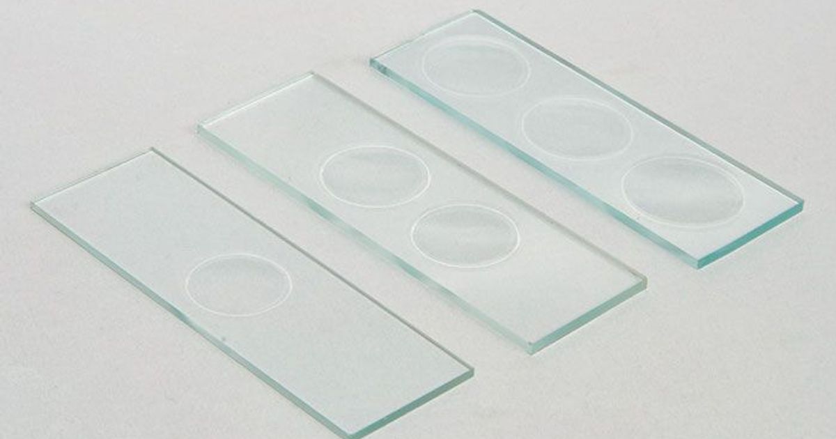 Single, Two & Three Cavity Glass Slides