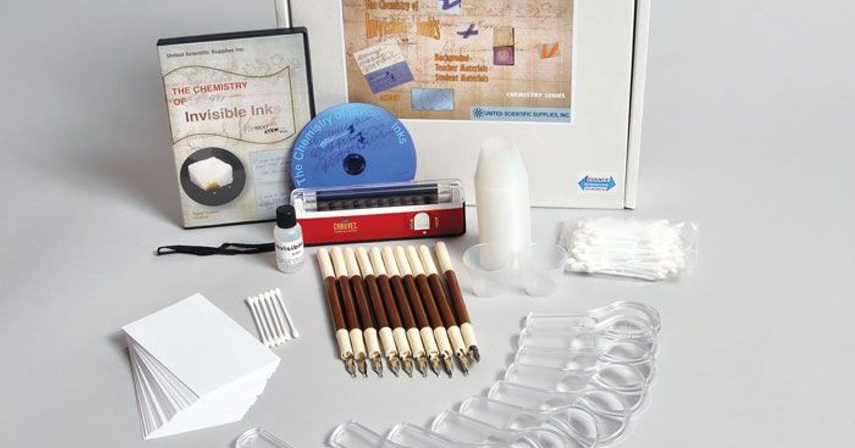 The Chemistry of Invisible Inks STEM Kit