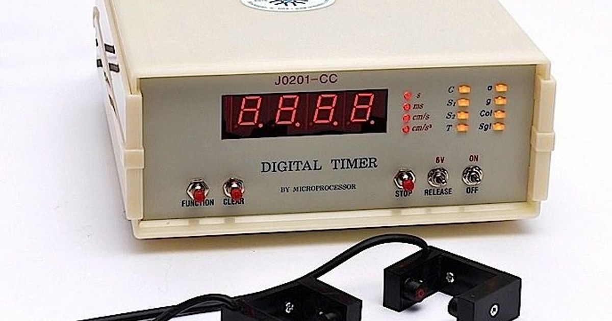 Digital Timer with Photogates