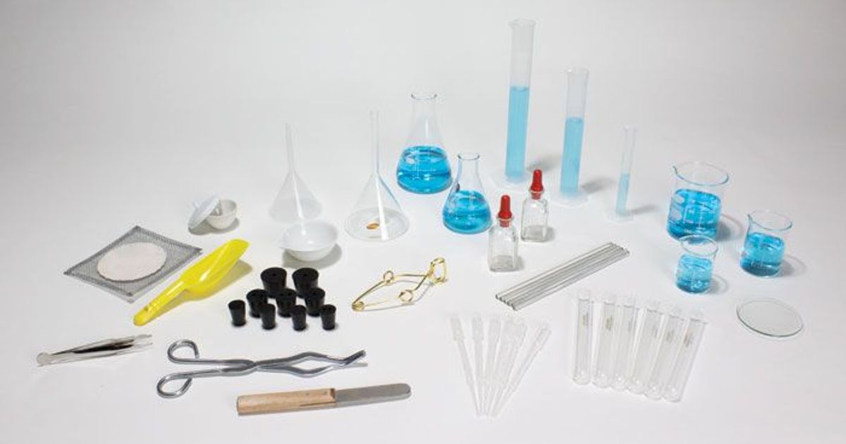 Kit de matériel de laboratoire de chimie