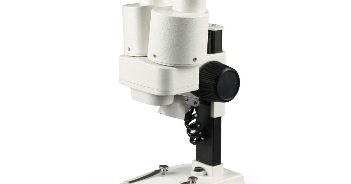 2055-B plastic stereo microscope
