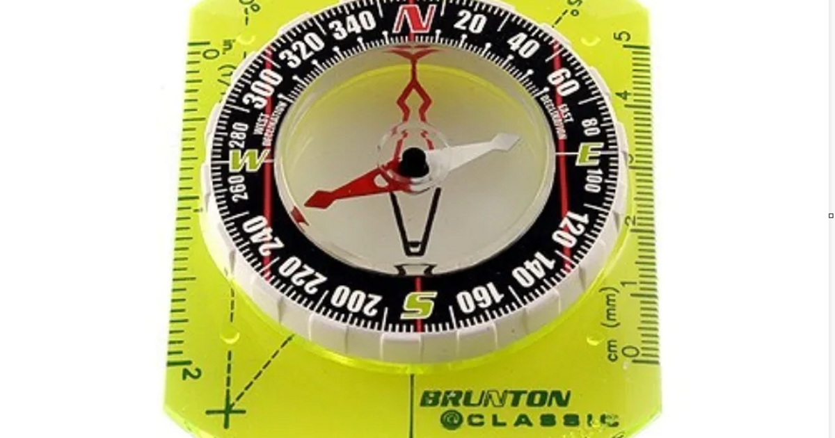 Transparent compass, 87 x 60