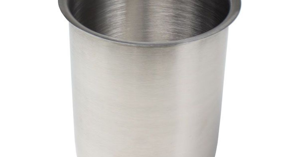 stainless steel beakers