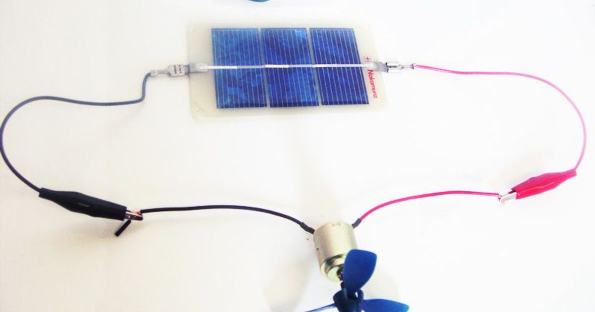 Solarcell Testing Set for solar energy experiments.