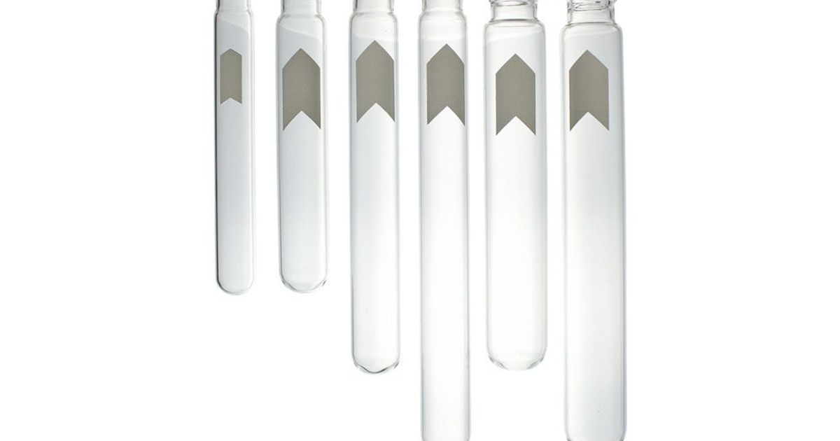 Disposable Glassware Culture Tube with Screw Cap Finish