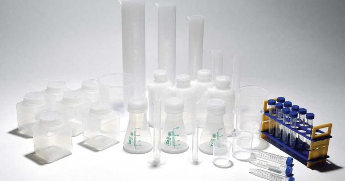 Ensemble de valeurs pour les articles de laboratoire en plastique
