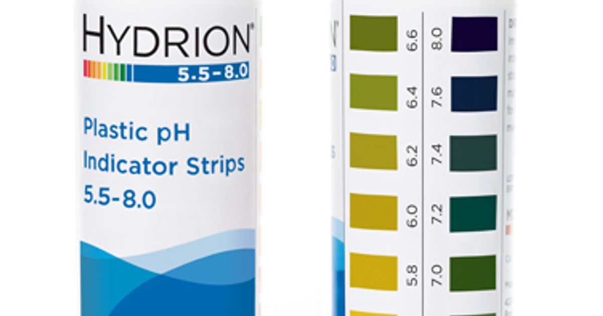 Hydrion (9700) Spectral 5.5-8.0 Plastic pH Band