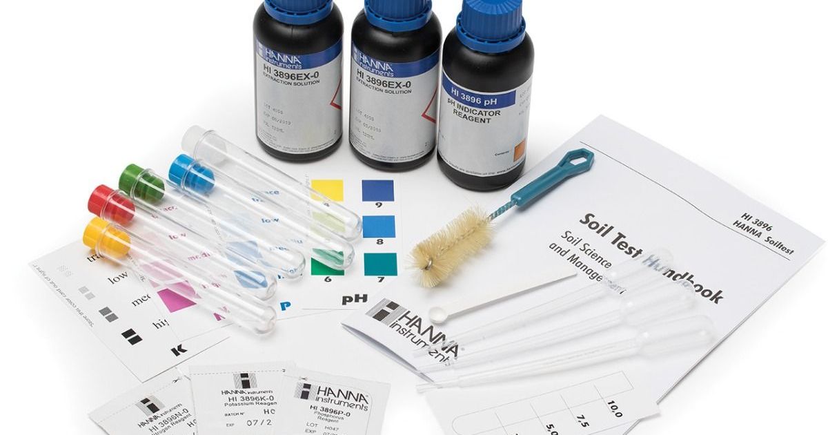 NPK Soil Chemical Test Kit (25 tests each) - HI3896