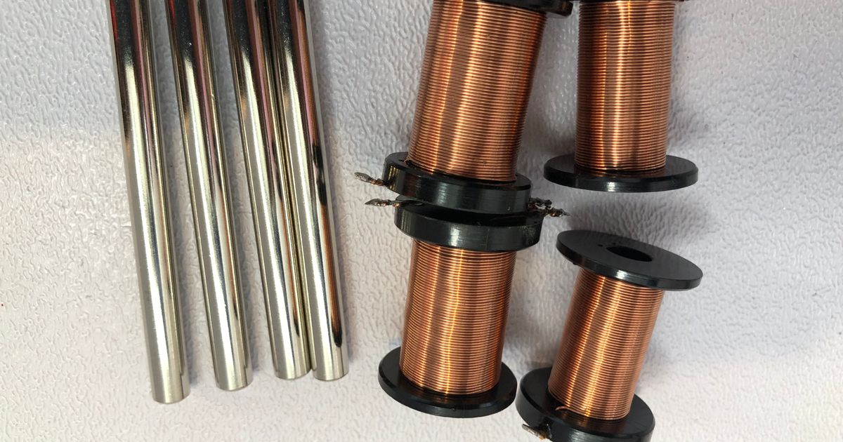 Narika Coil Set — 200 & 400 turn coil kit for electromagnetism