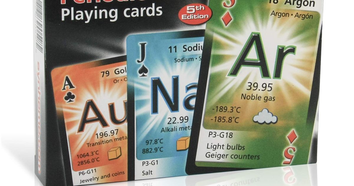 Periodic Table Playing Cards