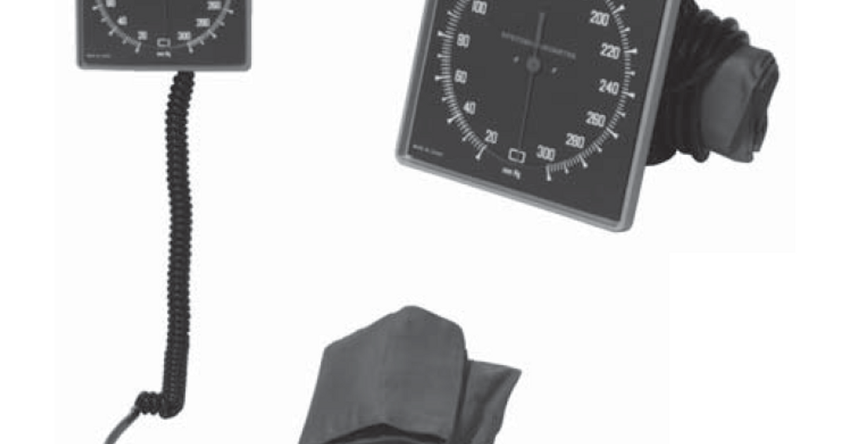 ANEROID WALL MODEL BLOOD PRESSURE UNIT