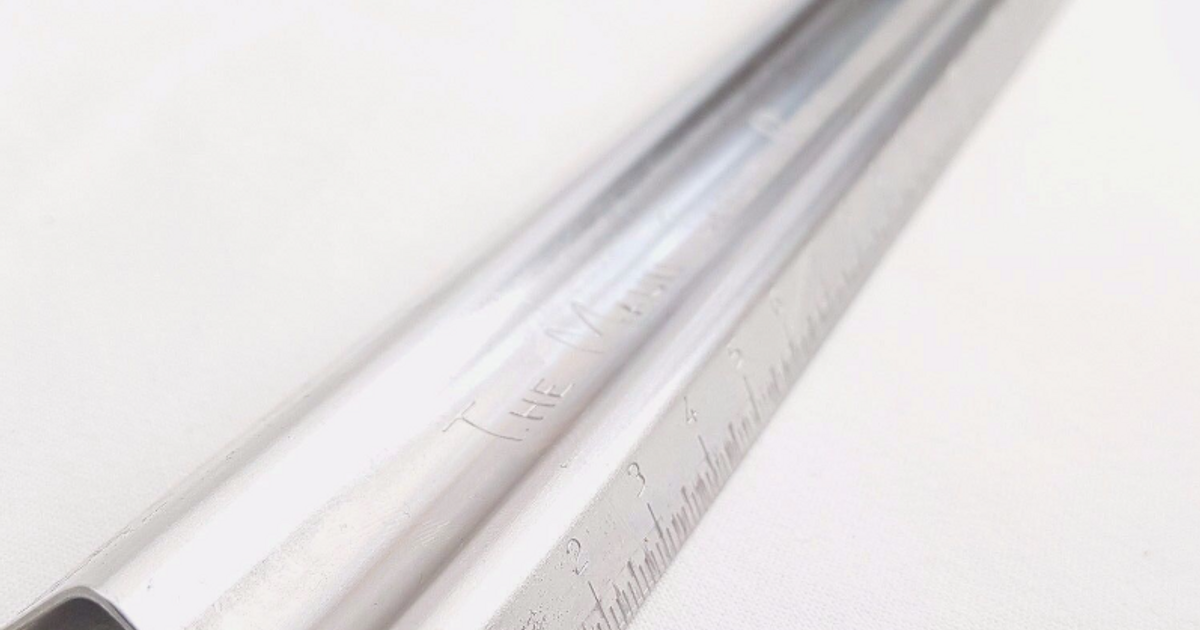 Safe metal ruler