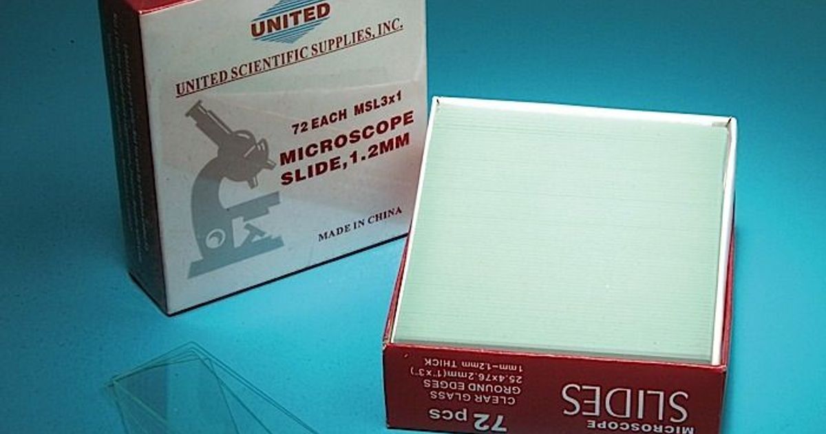 Microscope Slides, Glass, Plain