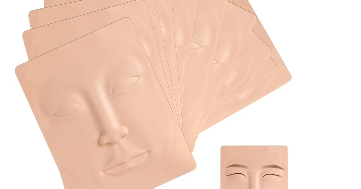 Silicone Training Skin — Full Face, Eyes and Lips for Permanent Makeup ...