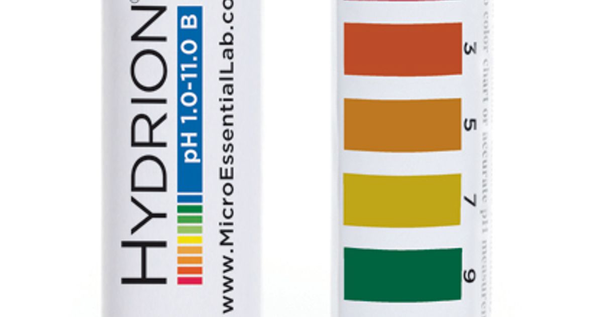 Hydrion pH Paper — Fast and Accurate pH 1 to 11 Test Strips