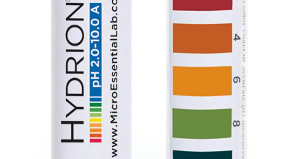 Hydrion pH Paper 165/A — Precise pH 2 to 10 Test Strips