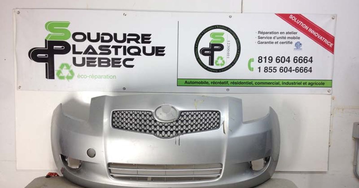 PARE-CHOCS AVANT TOYOTA YARIS 2009 ARGENT 101268